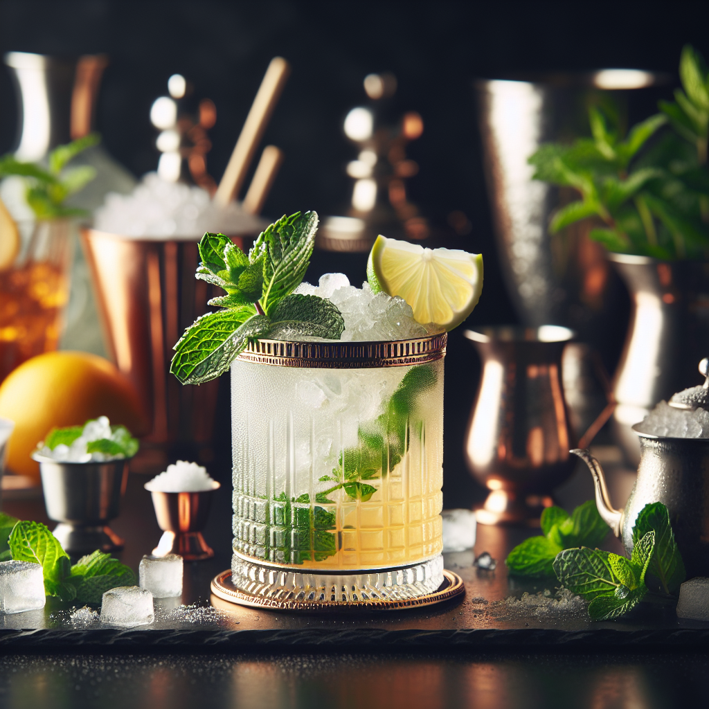 Frozen Mint Julep Twist, Refreshing twist on classic Mint Julep