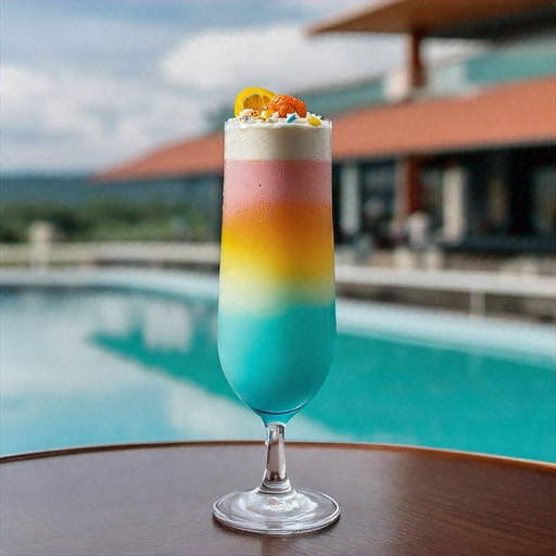 Fruit Loop Fizz, Fruit Loop Fizz cocktail with nostalgic fruity essence