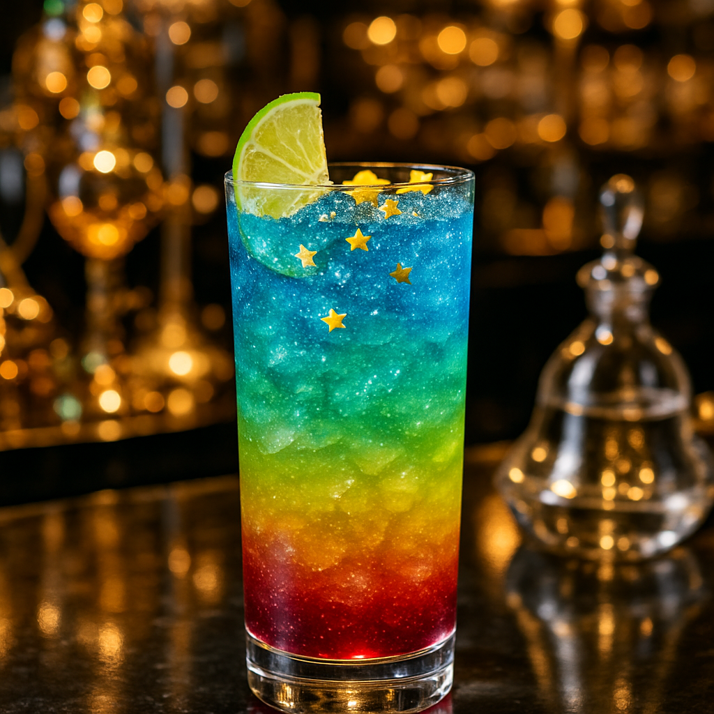 Galactic Beam, Interstellar cocktail capturing cosmic allure