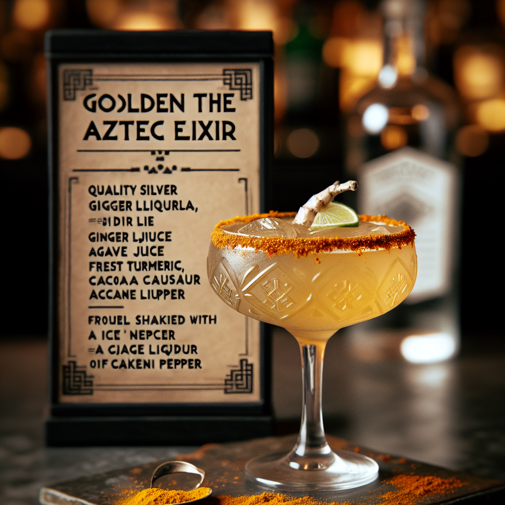 Golden Aztec Elixir, Ancient flavors in a mysterious, spicy, robust ...