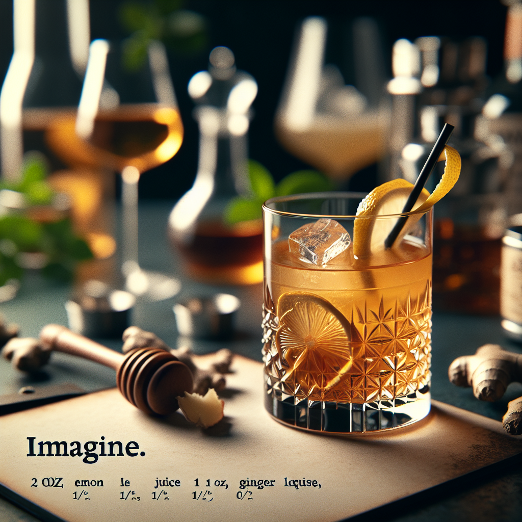 Golden Heather Sour, Enchanting twist on whisky sour with Drambuie ...