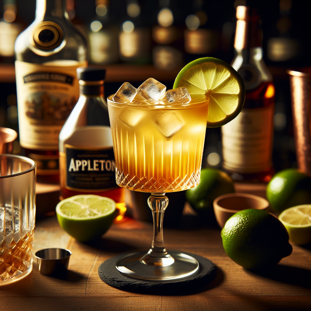 Golden Isle Breeze, Refreshing Caribbean cocktail with Appleton rum and ...