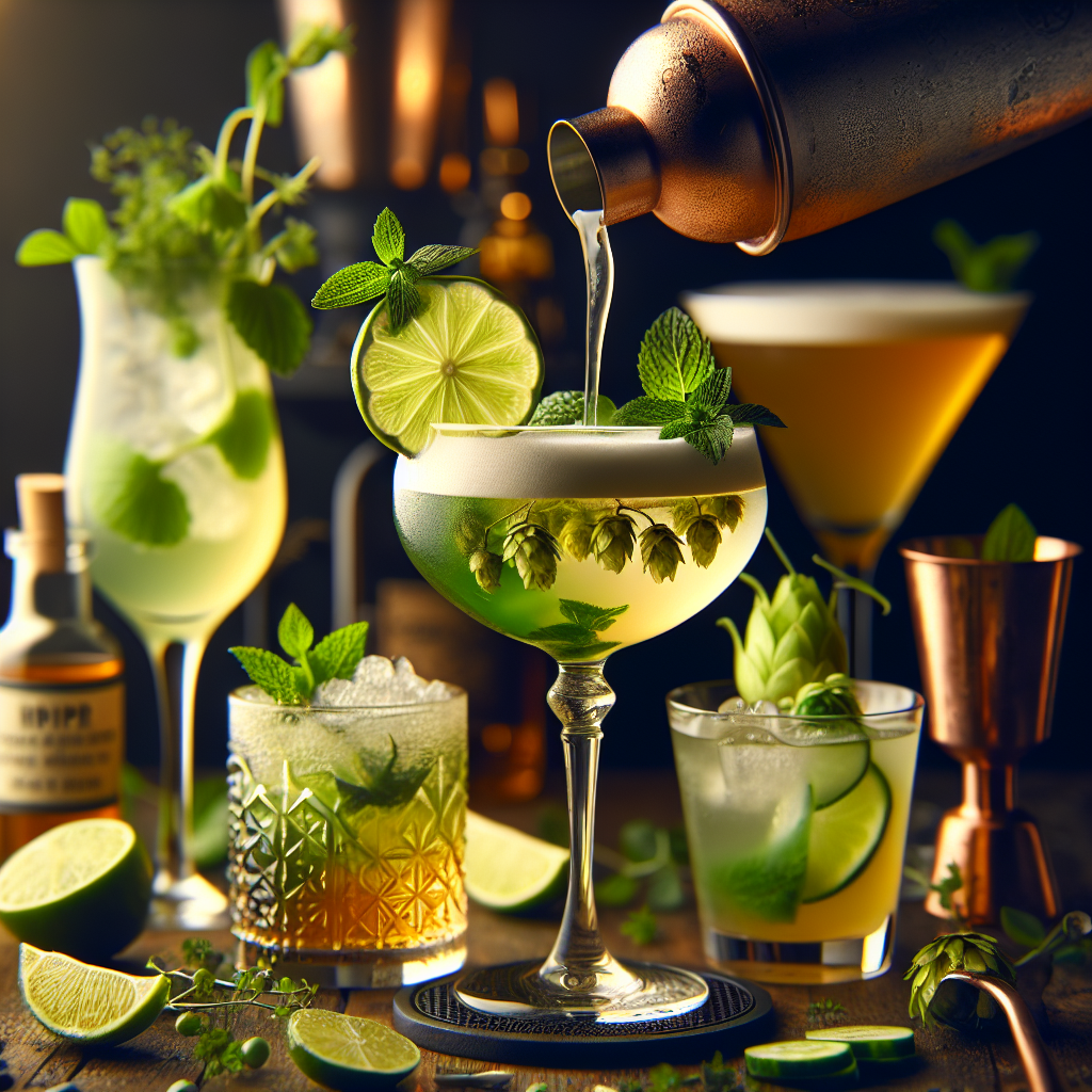 Hop Garden Elixir, Harmonious blend of craft beer's hops with botanical ...