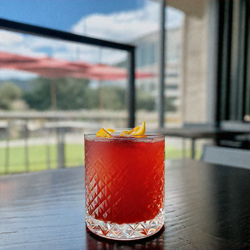 Inferno Scarlet, Fiery passion in a vibrant red cocktail
