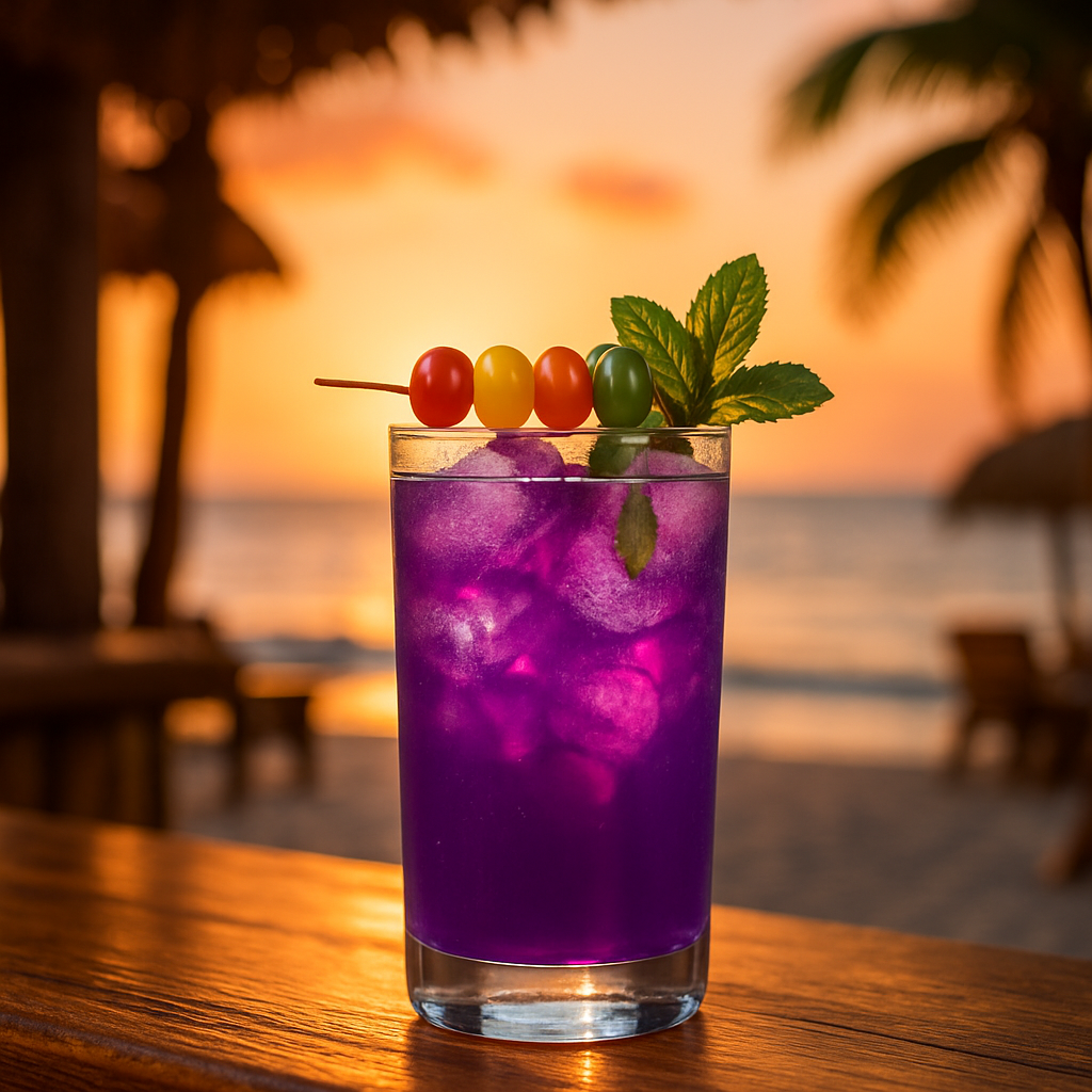 Jellybean Vineyard Delight, Whimsical cocktail with grape Kool-Aid ...