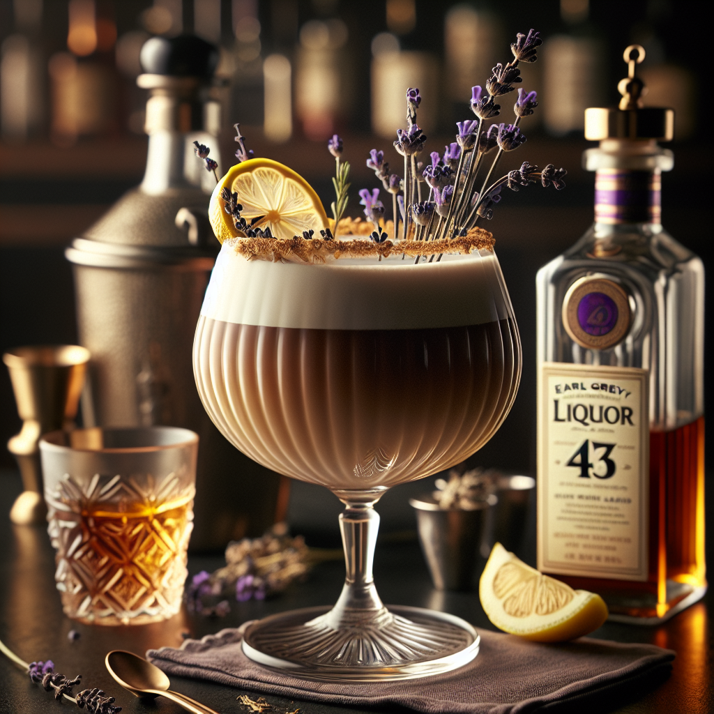 Lavender Earl Grey Elixir, Earl Grey Lavender Hot Toddy with a touch of sweetness