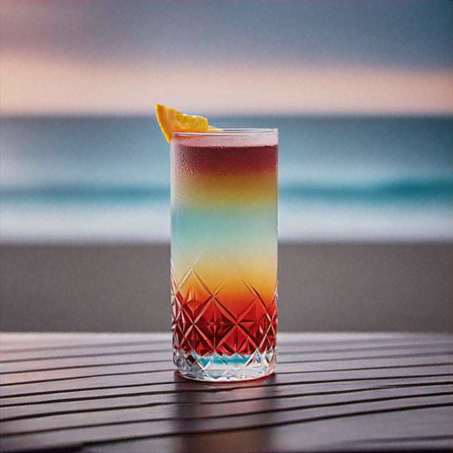 Liberty Elixir, Vibrant and refreshing cocktail embodying freedom and unity