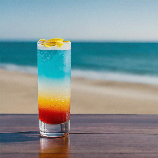 Liberty Lemonade Fizz, Refreshing cocktail embodying zest and vibrancy ...