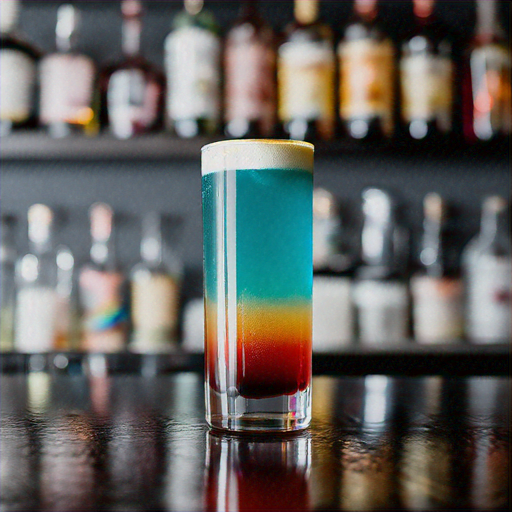 Lunar Eclipse Elixir, Lunar Eclipse Elixir with spherified black ...