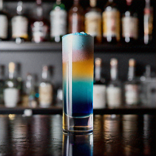 Lunar Twilight Elixir, Enchanting cocktail with whimsical flavors and ...