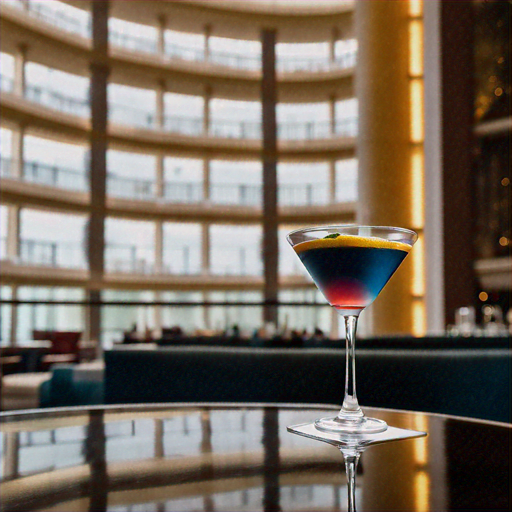 Midnight Bloom Martini, Refreshing and aromatic Midnight Bloom Martini