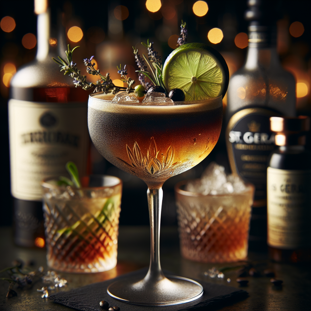 Midnight Orchard, Cool nightfall cocktail with dark flavors and citrus ...