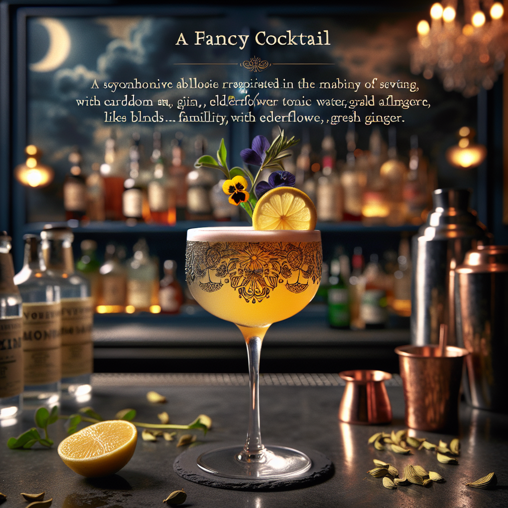 Mumbai Moonlight, Bold Mumbai-inspired cocktail with Indian spices and ...