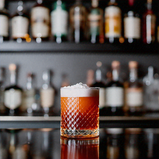 Mystic Ember, Balanced mezcal cocktail with herbal, citrus, and smoky notes