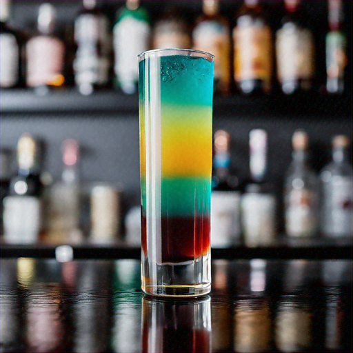 Mystic Mirage, Mesmerizing mocktail capturing enchanting essence of magic show