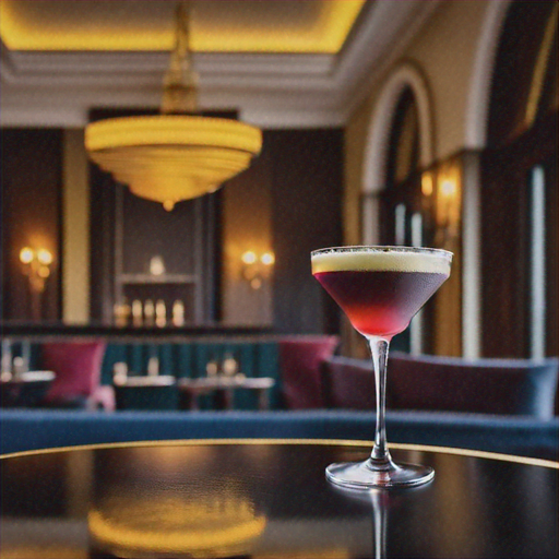 Mystic Velvet, Luxurious vodka cocktail with intriguing flavors and ...