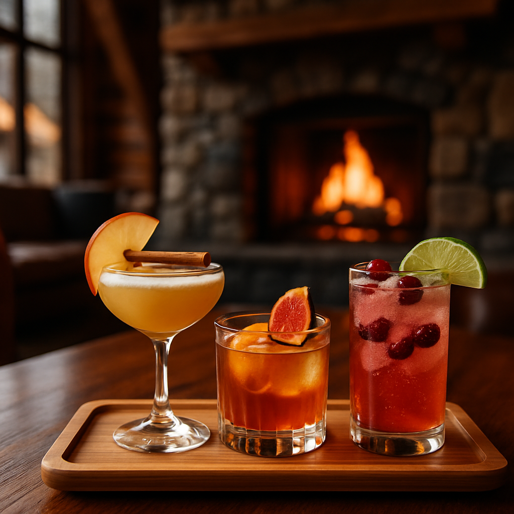 November Cocktail Flight, November Cocktail Flight, embrace seasonal ...