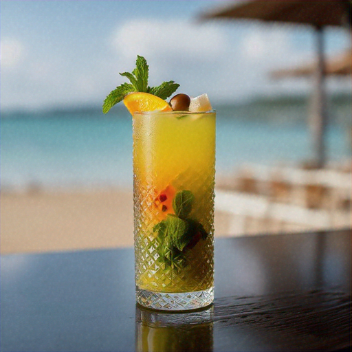 Passionate Breeze Mojito, Tropical twist on classic mojito with passion ...