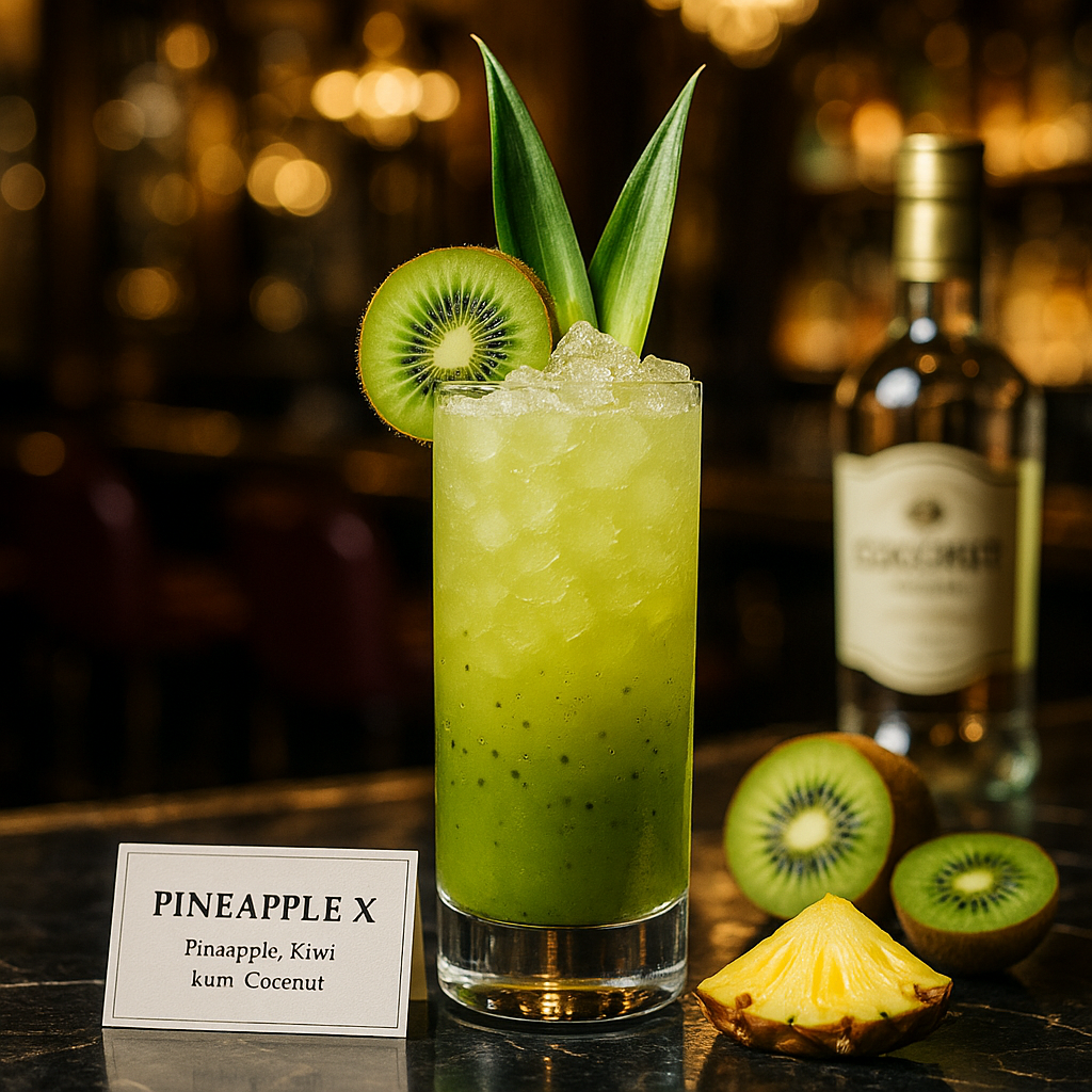 Pineapple X, Vibrant and refreshing Pineapple X cocktail