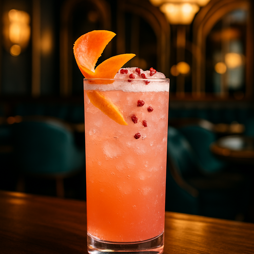 Pink Agave Fizz, Vibrant and refreshing cocktail with blanco tequila ...