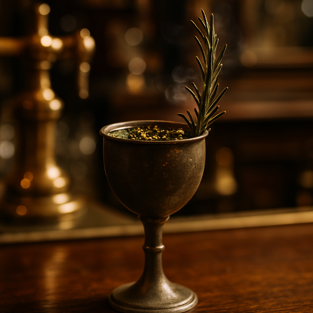 Plaguebearer's Elixir, Earthy cocktail with a hint of corrupted sweetness