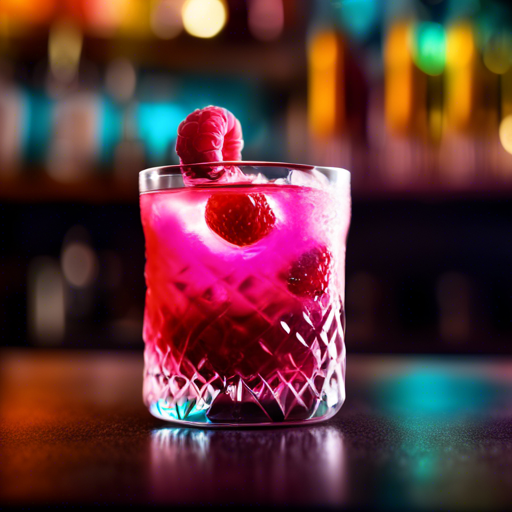 Raspberry Pomegranate Fusion, Vibrant, refreshing cocktail with ...
