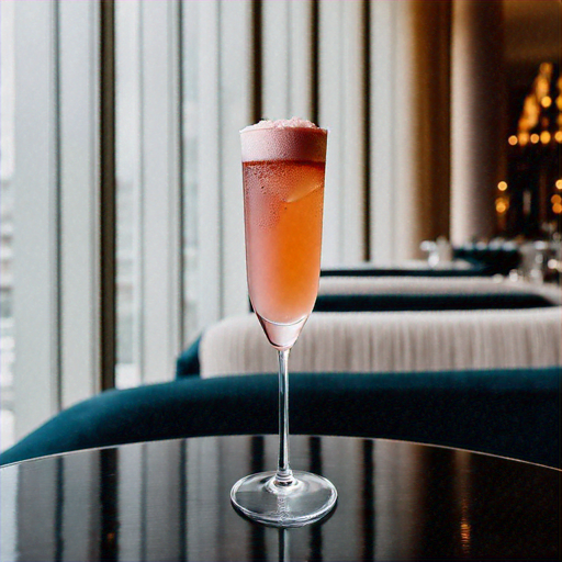 Rosé Garden Fizz, Delightful rosé champagne cocktail with floral and ...