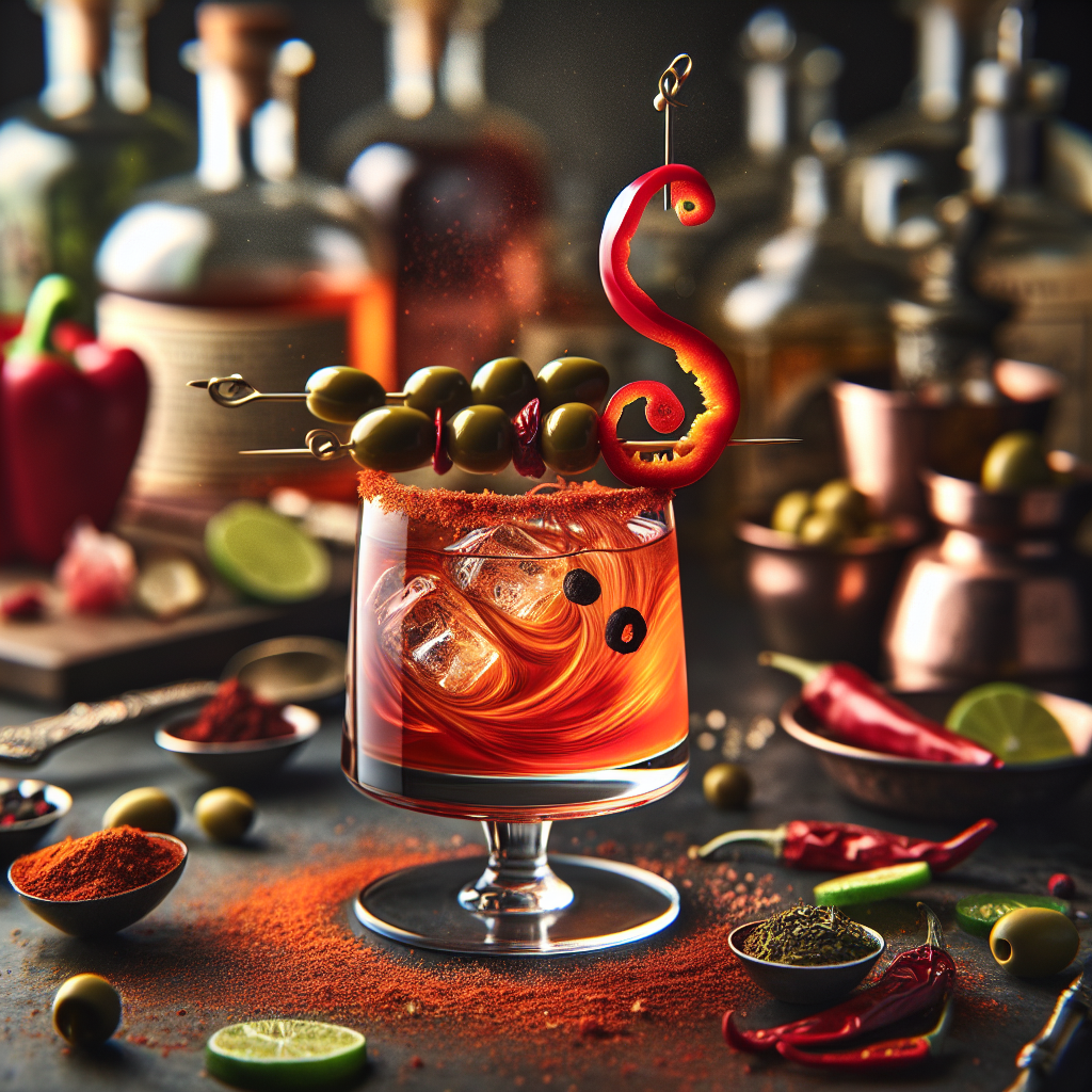 Salsa Roja Tequila Twist, Savory tequila cocktail with a hint of spice ...