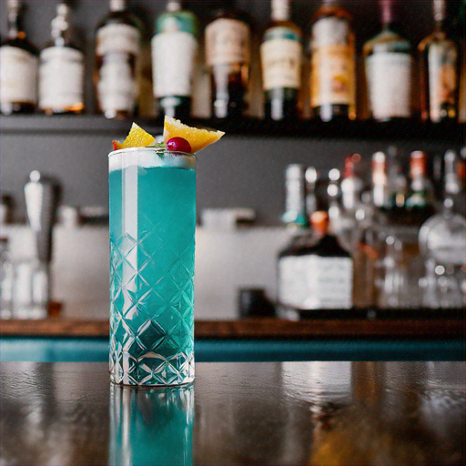 Salty Mermaid, Refreshing ocean-inspired cocktail with botanicals and a ...