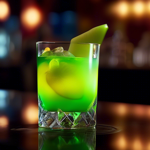 Shimmering Sour Sprite, Fresh, tart cocktail with champagne and shimmer ...