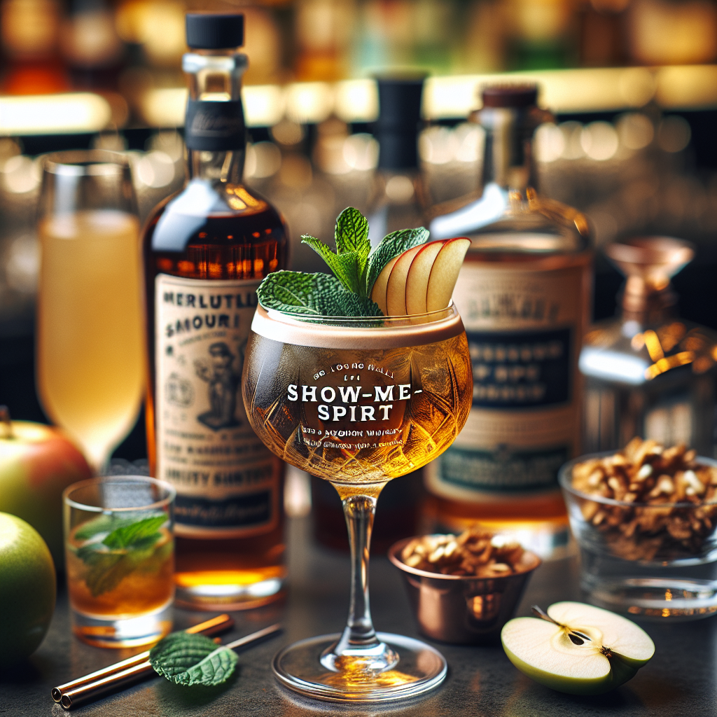 Show-Me Spirit, Sophisticated cocktail celebrating Missouri's essence