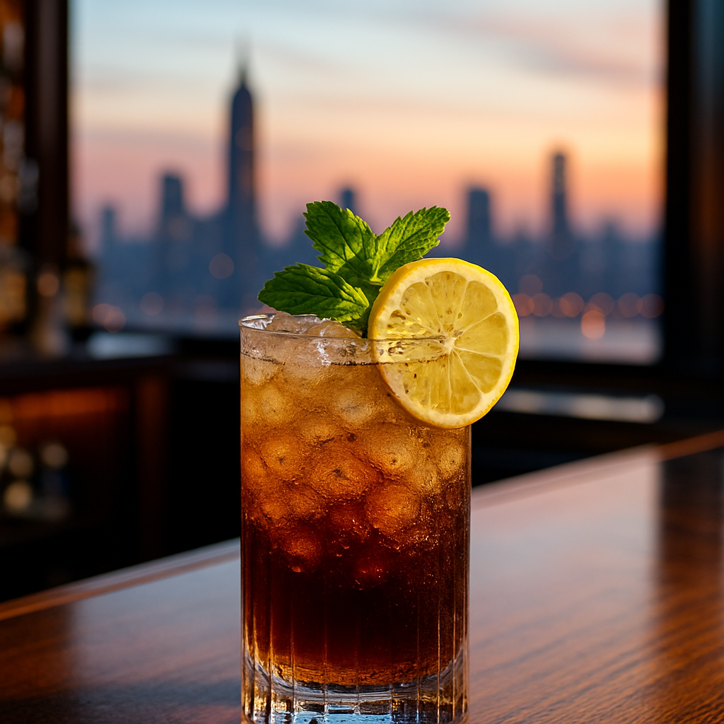 Smoky Twilight Fizz, Unique blend of Jack Daniel's, Old Monk Rum, cola ...