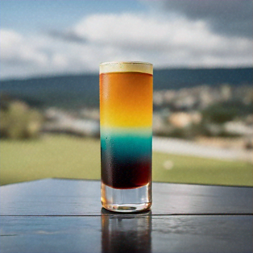 Solar Eclipse Elixir, Sophisticated cocktail capturing the drama of a ...