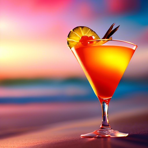 Southern Sunset Sipper, Sweet tea cocktail with vibrant spirits ...