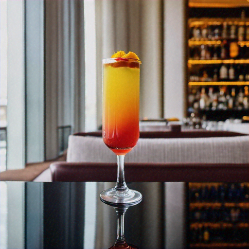 Spanish Sunburst, Vibrant Spanish cocktail with saffron, Seville orange ...