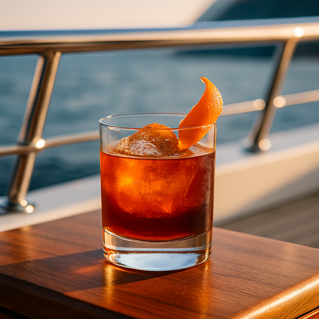 Spiced Plum Sunset, Sophisticated cocktail with plum brandy, warm ...