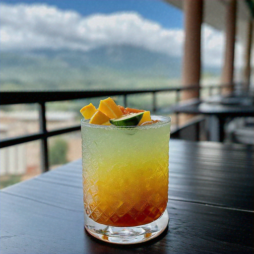 Spicy Summer Zing, Refreshing, fiery cocktail for sizzling summer days