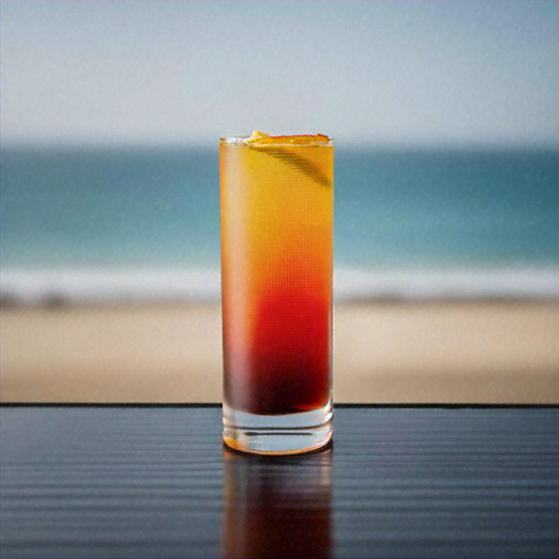 Spicy Sunset Elixir, Smoky, sweet, and tart Tequila cocktail with ...