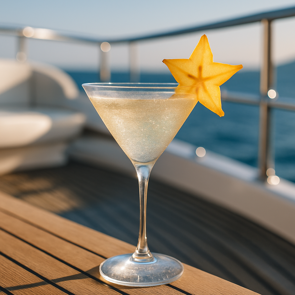 Starlight Velvet Martini, Luxurious Starlight Velvet Martini with ...