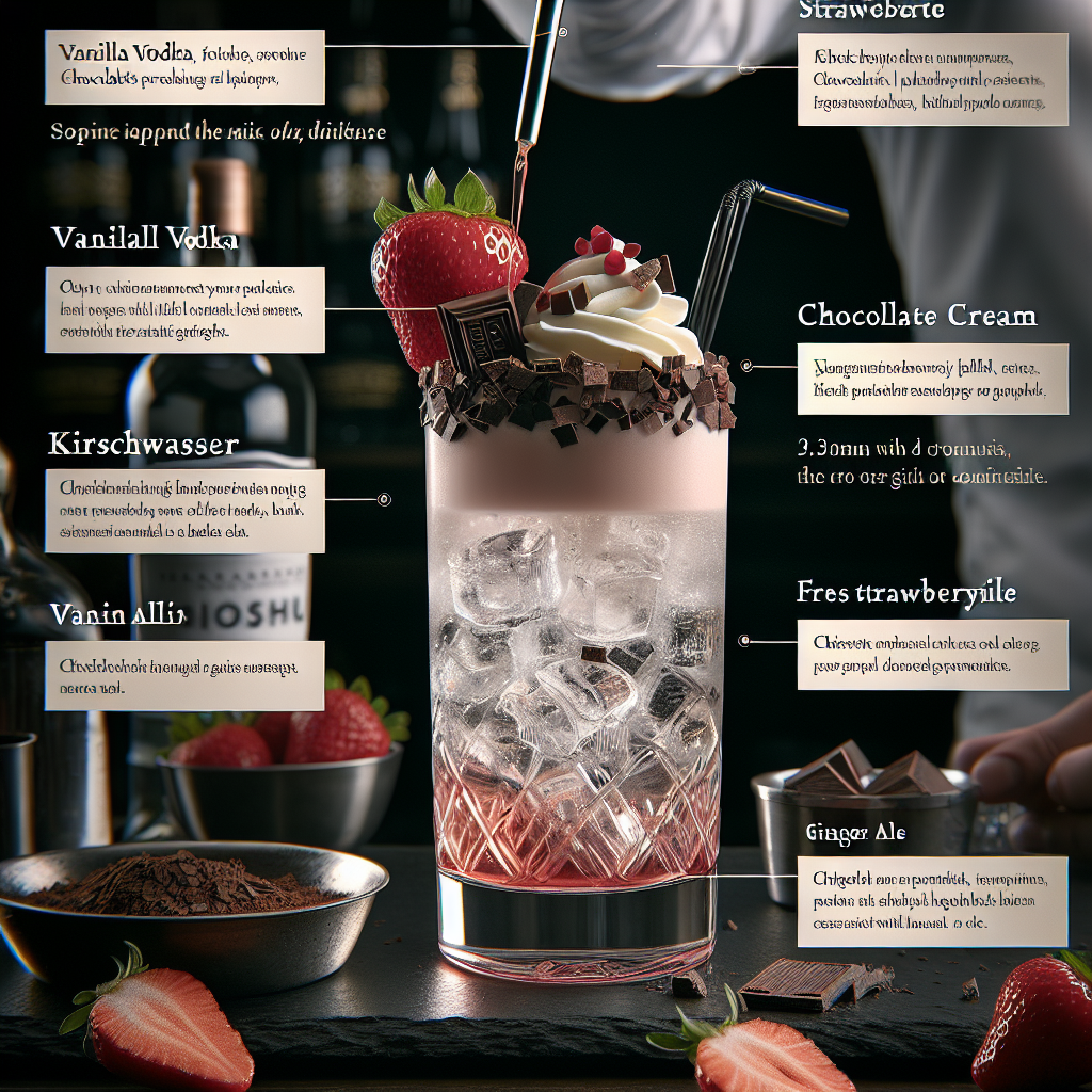 Strawberry Velvet Delight, Smooth, luxurious cocktail with strawberries ...