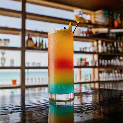 Summer Solstice Elixir, Sophisticated mocktail with botanical and fruit ...