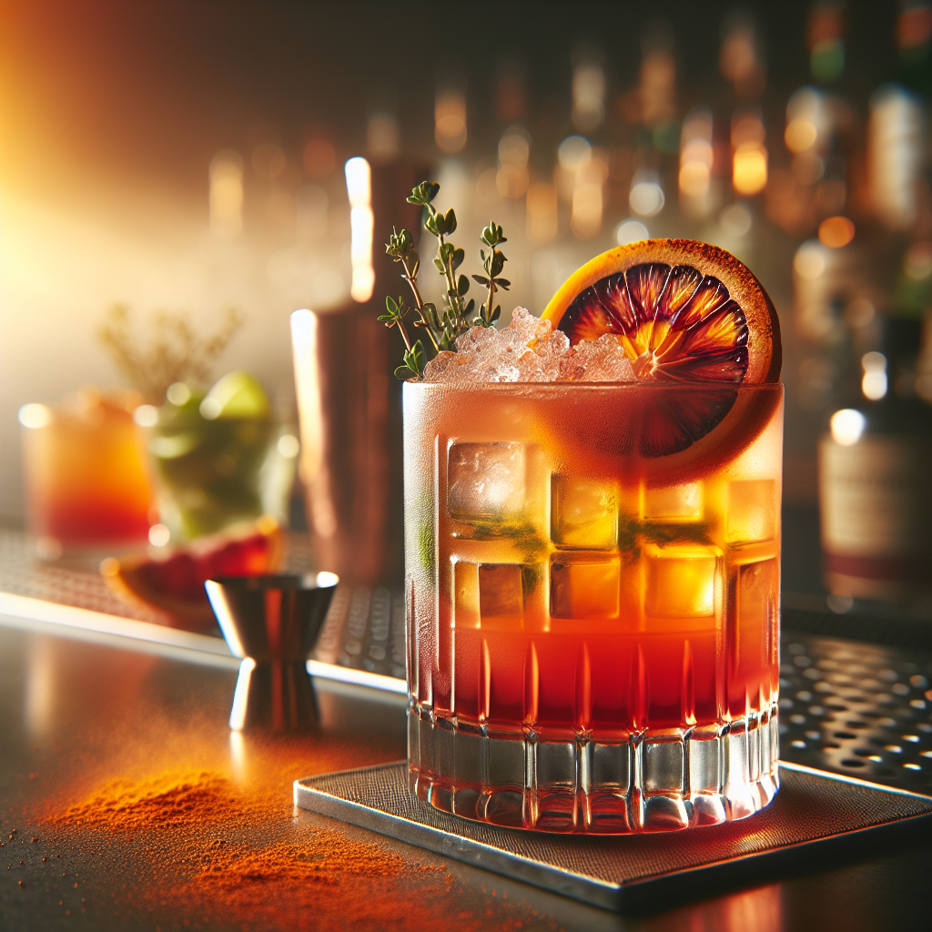 Sunset Agave Elixir, Vibrant desert sunset cocktail with Casamigos ...