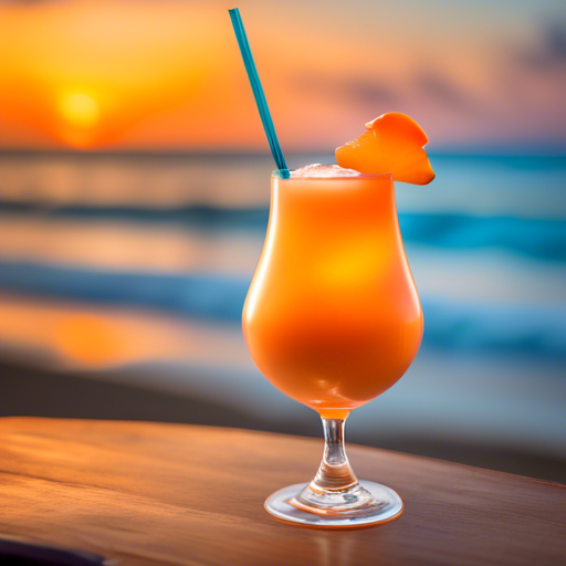 Sunset Apricot Fizz, Vibrant and refreshing Sunset Apricot Fizz cocktail