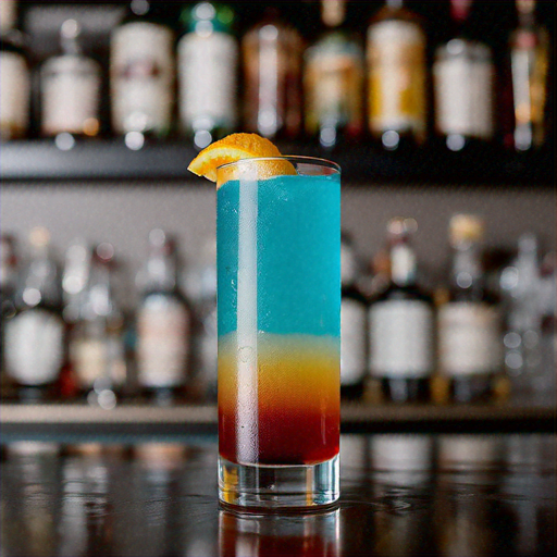 Sunset Azul, Vibrant, refreshing cocktail with tequila, cranberry, and ...