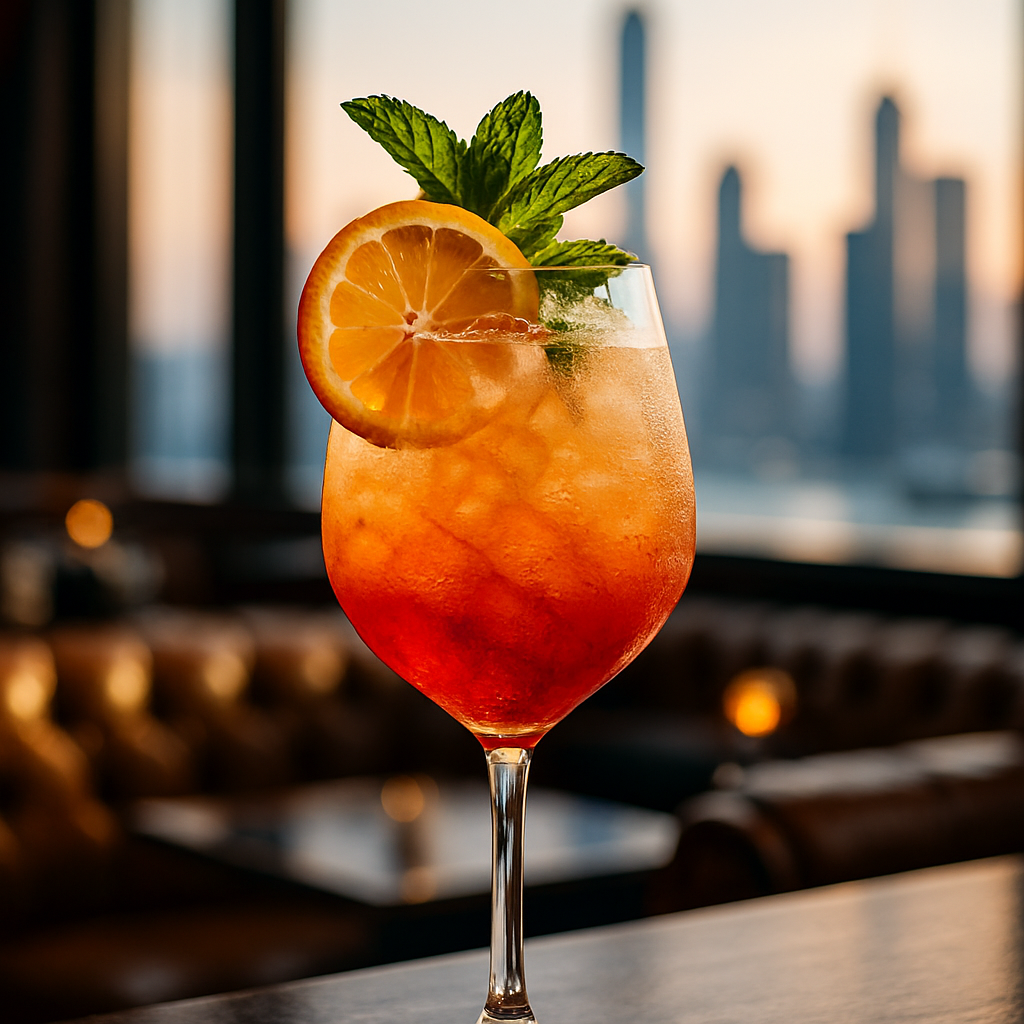Sunset Citrus Spritz, Vibrant non-alcoholic citrus spritz for summer ...