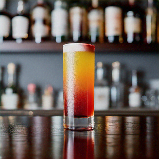 Sunset Reverie, Sophisticated aromatic cocktail with floral, citrus ...