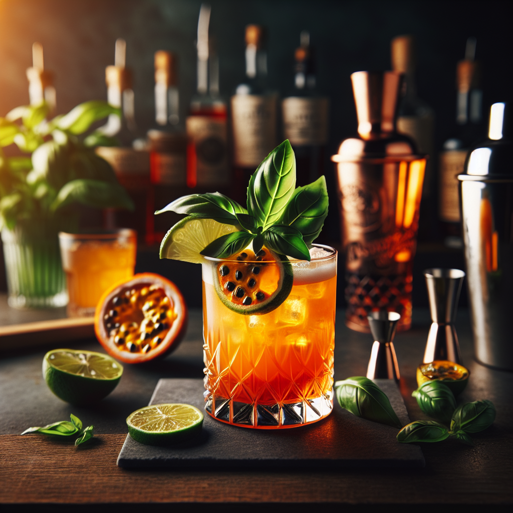 Sunset Serenade, Iconic bitter-sweetness of Aperol with exotic passion ...