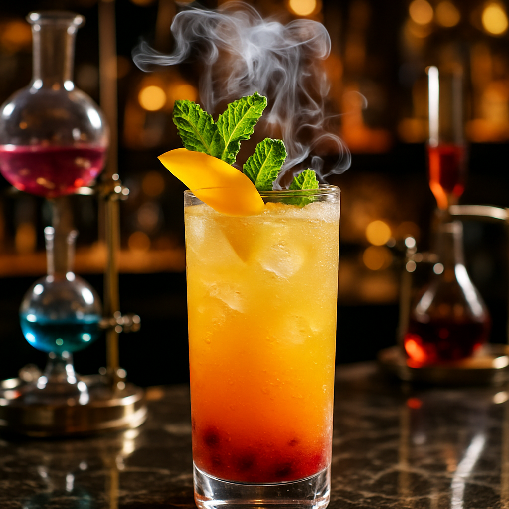 Sunset Serenade, Exotic tropical fruit blend with floral elegance