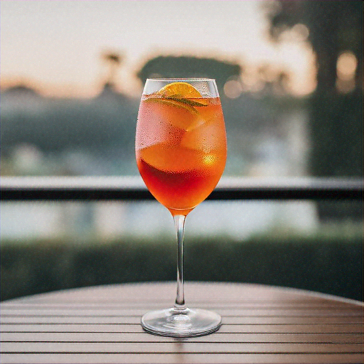 Sunset Spice Spritz, Vibrant, invigorating cocktail with prosecco ...