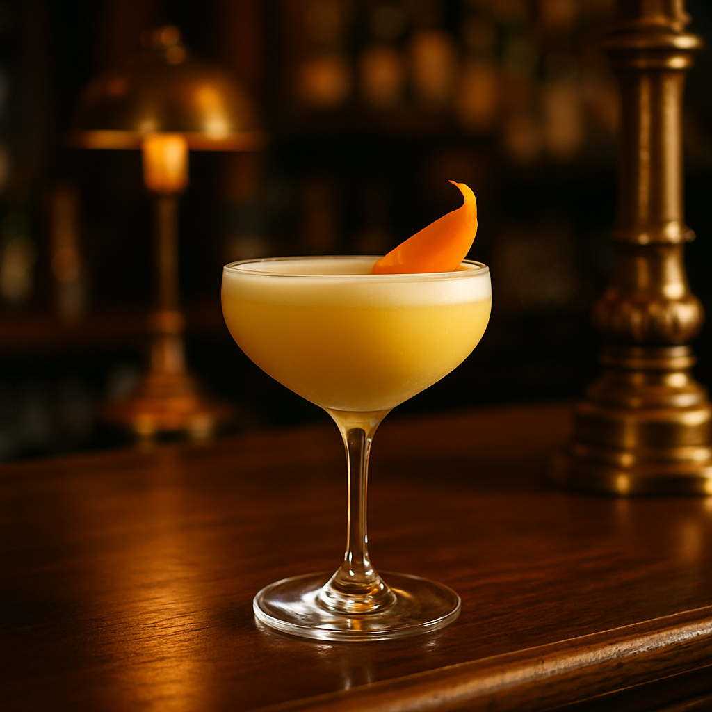 Sunset Velvet, Luxurious tropical sunset cocktail